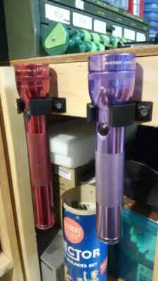 2 Pack Maglite D Cell Flashlight Wall Mount Holder | eBay