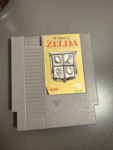 The Legend of Zelda Nintendo NES Gray Game Classic Series Cartridge ...
