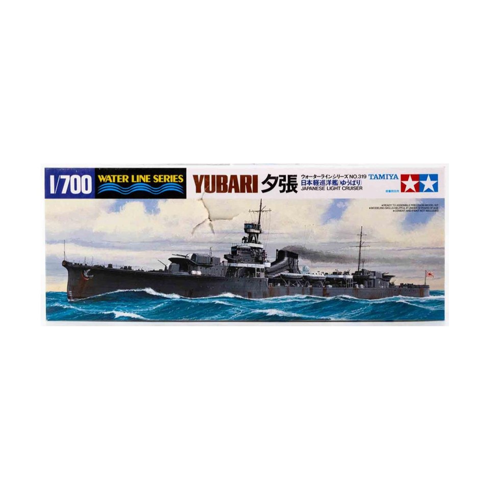 TAMIYA Water Line Series - 1/700 Scale Japanese Light Cruiser - Yubari ...