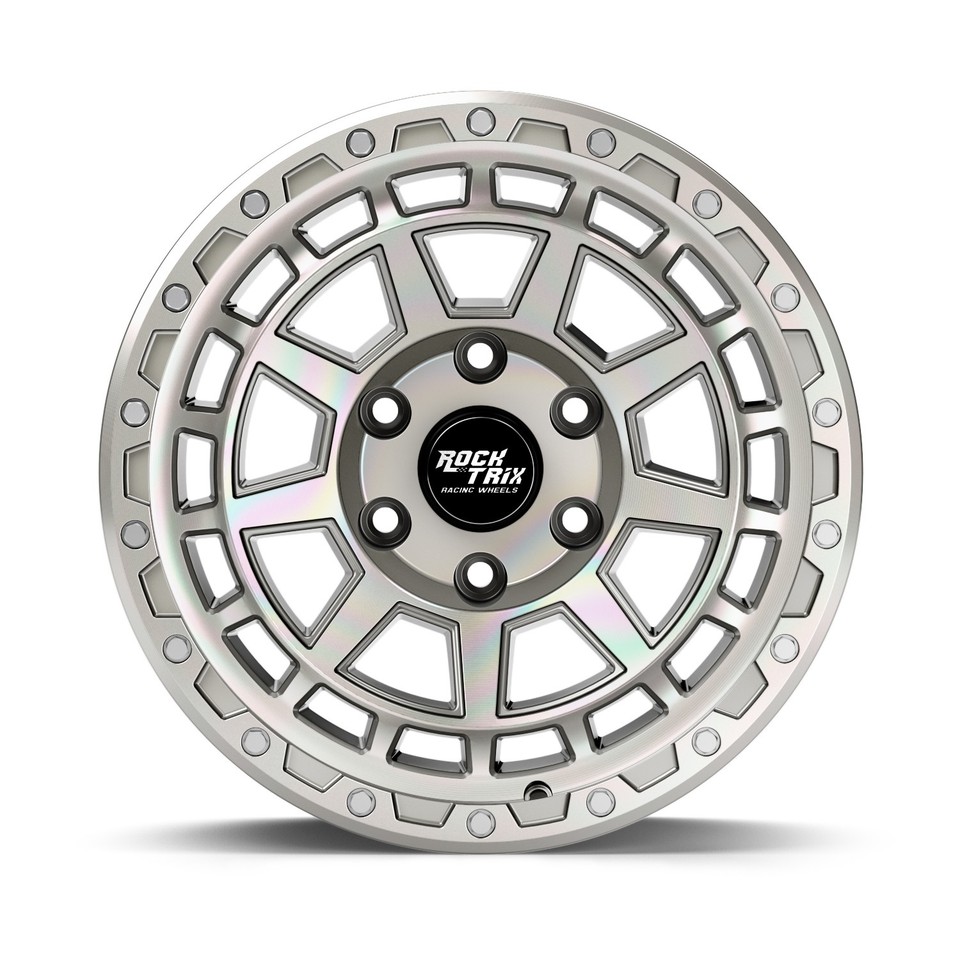 17" RockTrix RT114 Wheel 17x9 -12mm Offset, 6x139.7 6x5.5 Rim 106.1 Hub ...