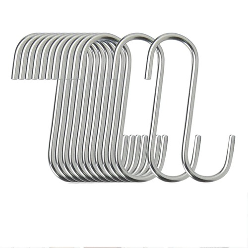 40-Pack S Hooks - Stainless Steel Heavy Duty S Hooks for Hanging pots ...