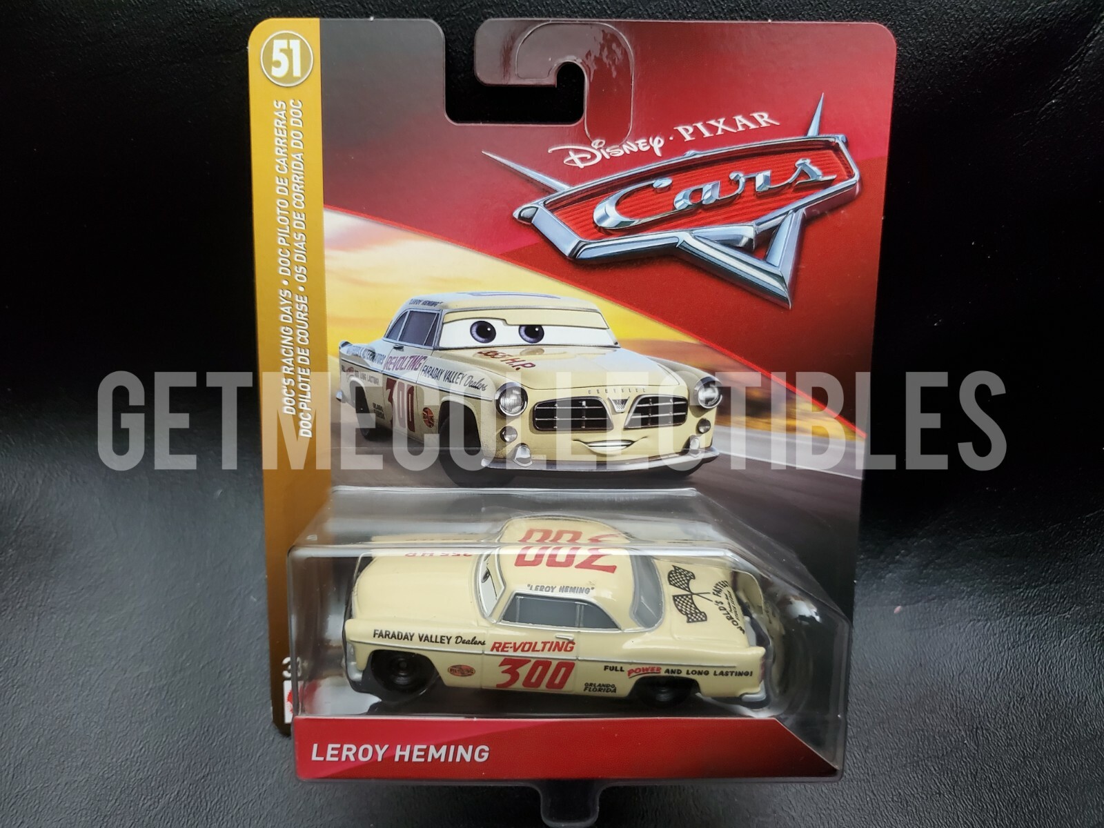 DISNEY PIXAR CARS LEROY HEMING DOC'S RACING DAYS 2019 SAVE 6% GMC | eBay