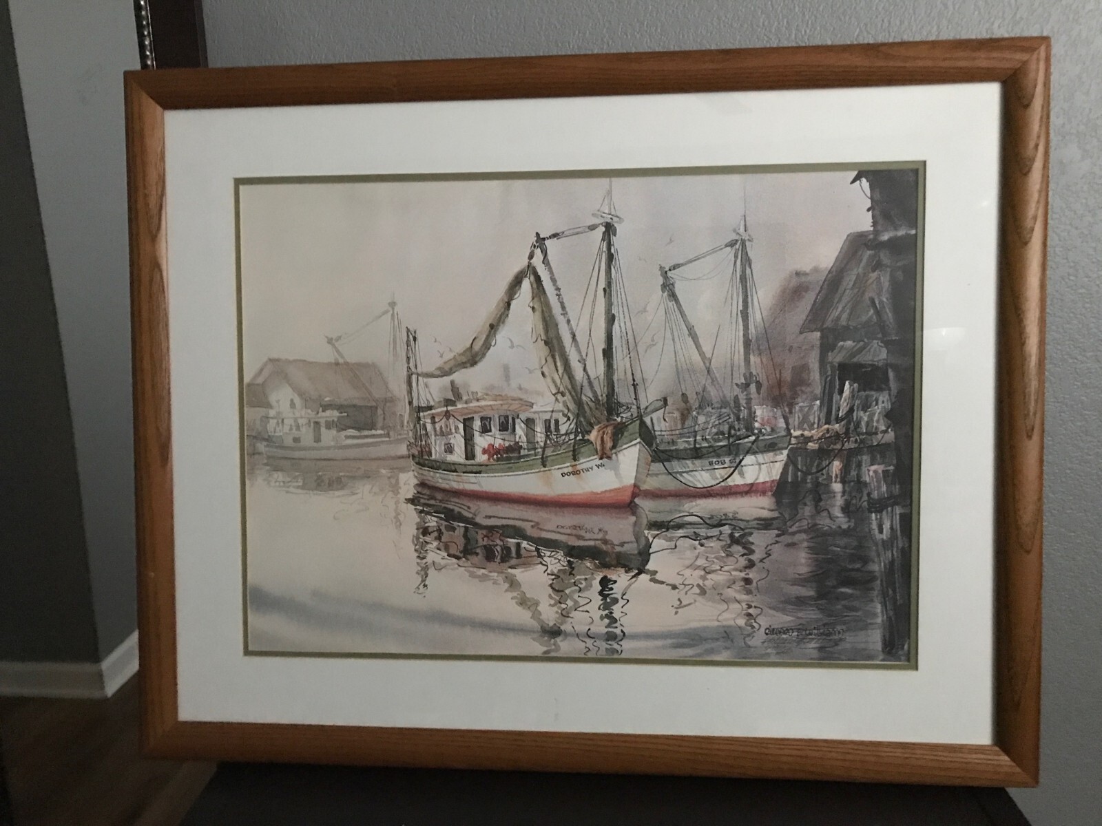Authentic Watercolor Painting Richard E. Williams Artist "Dotothy W" | eBay