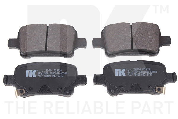 Brake Pads Set Rear 223654 NK 13454674 13517515 39021615 39037199 ...