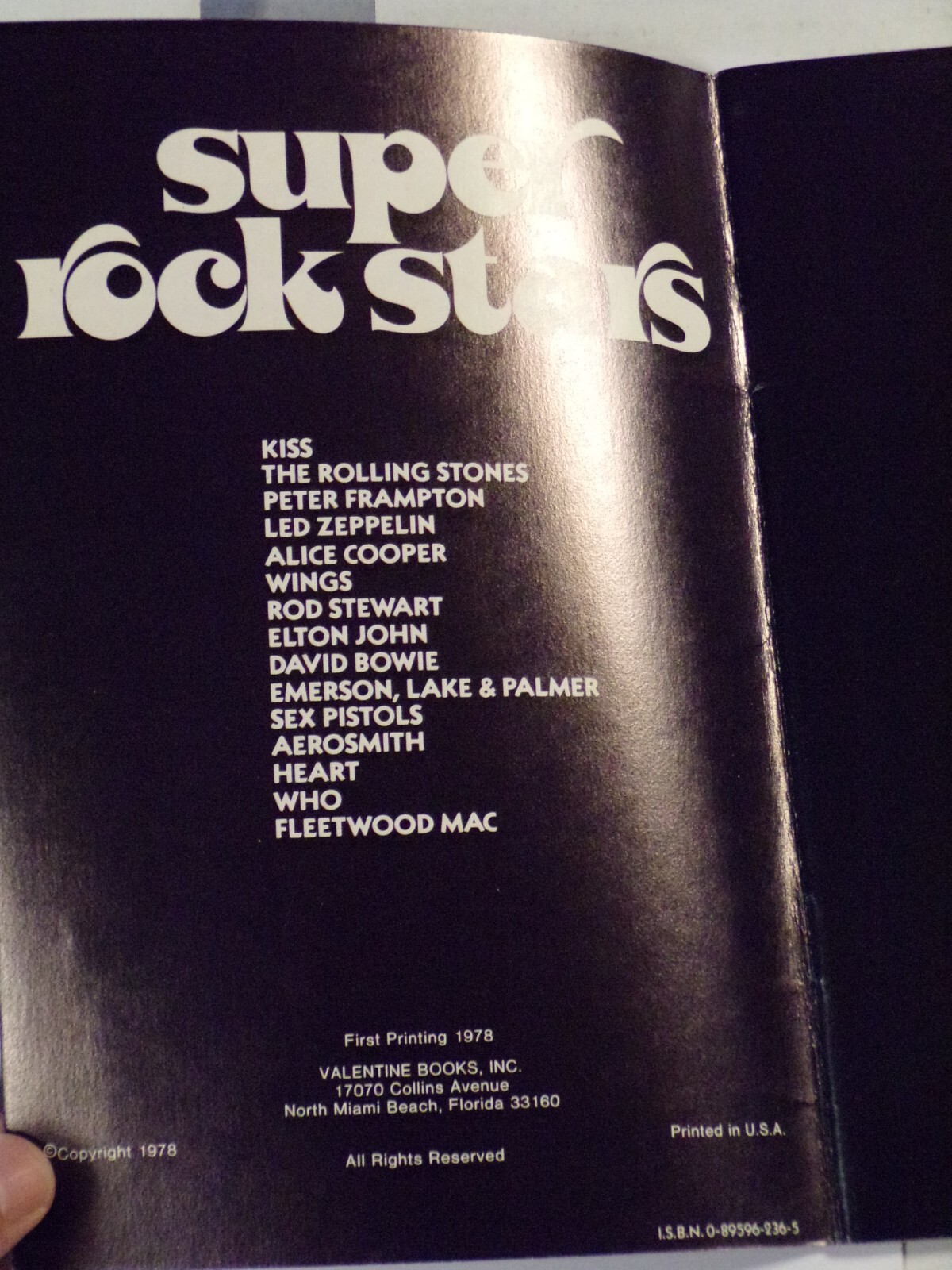 Super Rock Stars 02355, 1978 Fleetwood Stones Frampton Zeppelin ...