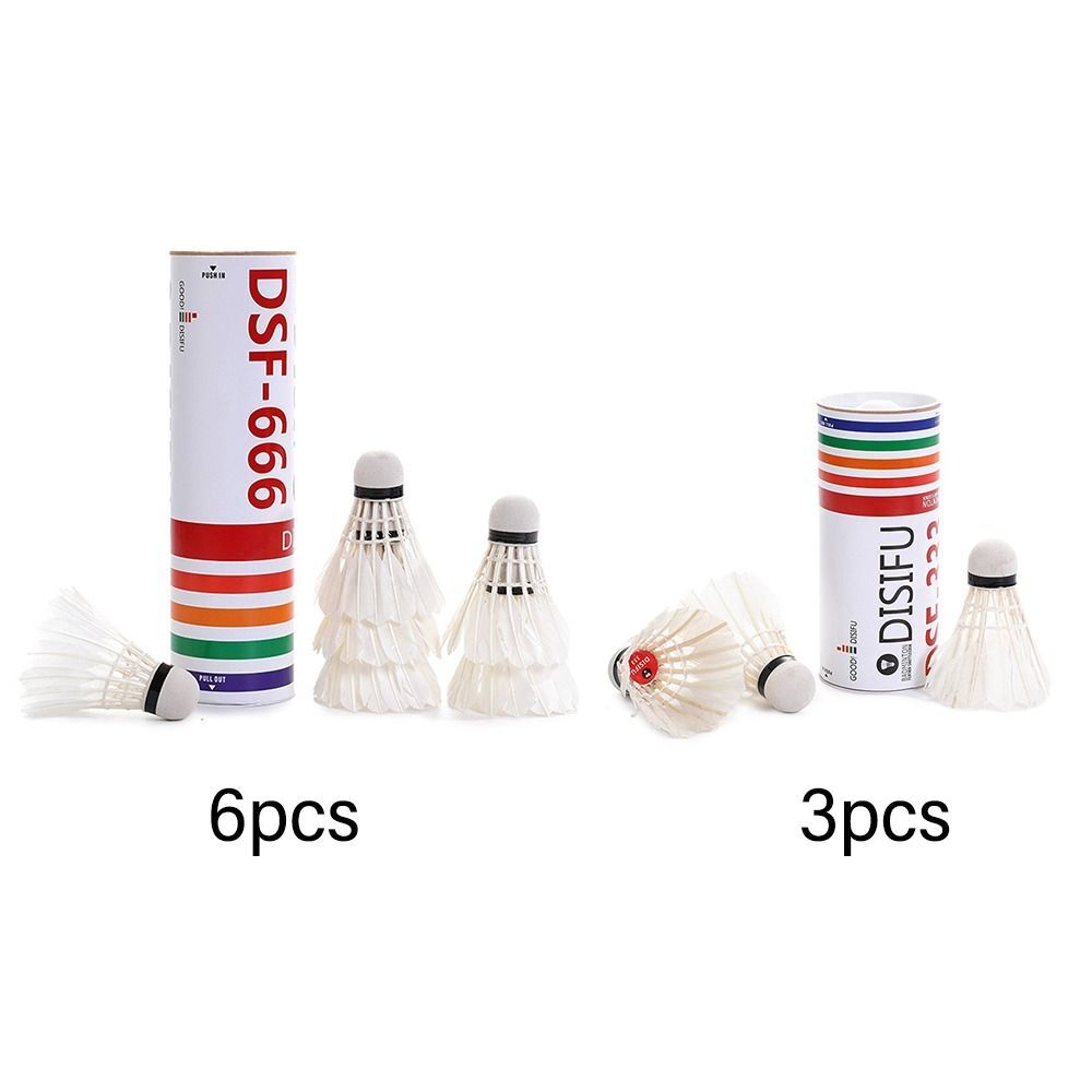 Training Supplies Duck Feather Badminton Wind Resistance Shuttlecock ...