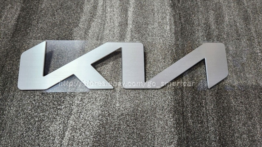 (2pc) front hood & rear emblem (silver) fit on EV9 2024 2025 | eBay