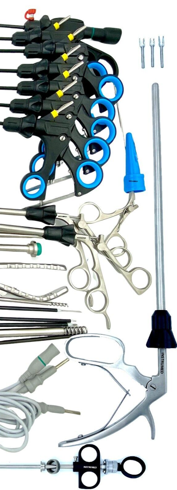Laparoscopic Surgery Set Laparoscopy Endoscopy Surgical SS Instruments ...