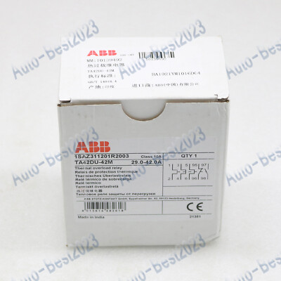 1PS new abb TA42DU-42M Thermal Overload Relay 29-42A FREE SHIP | eBay