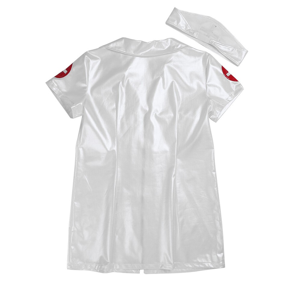 Sexy Women Nurse Doctor Uniform Outfit Costume Halloween Cosplay Fancy ...