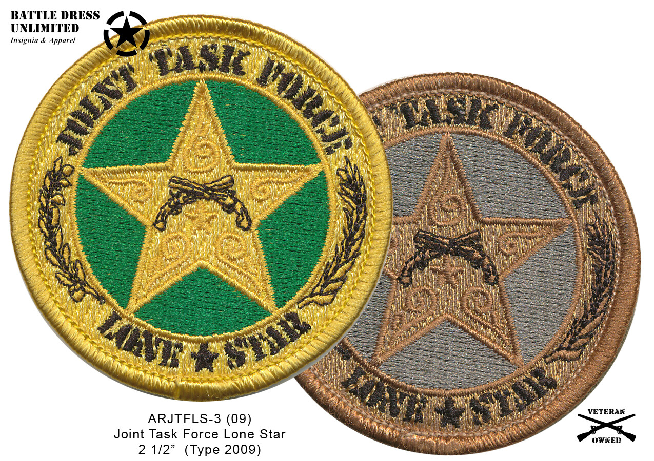 JTF Lone Star Military Police (Afghanistan) Insignia Patch-MP DUI Crest ...