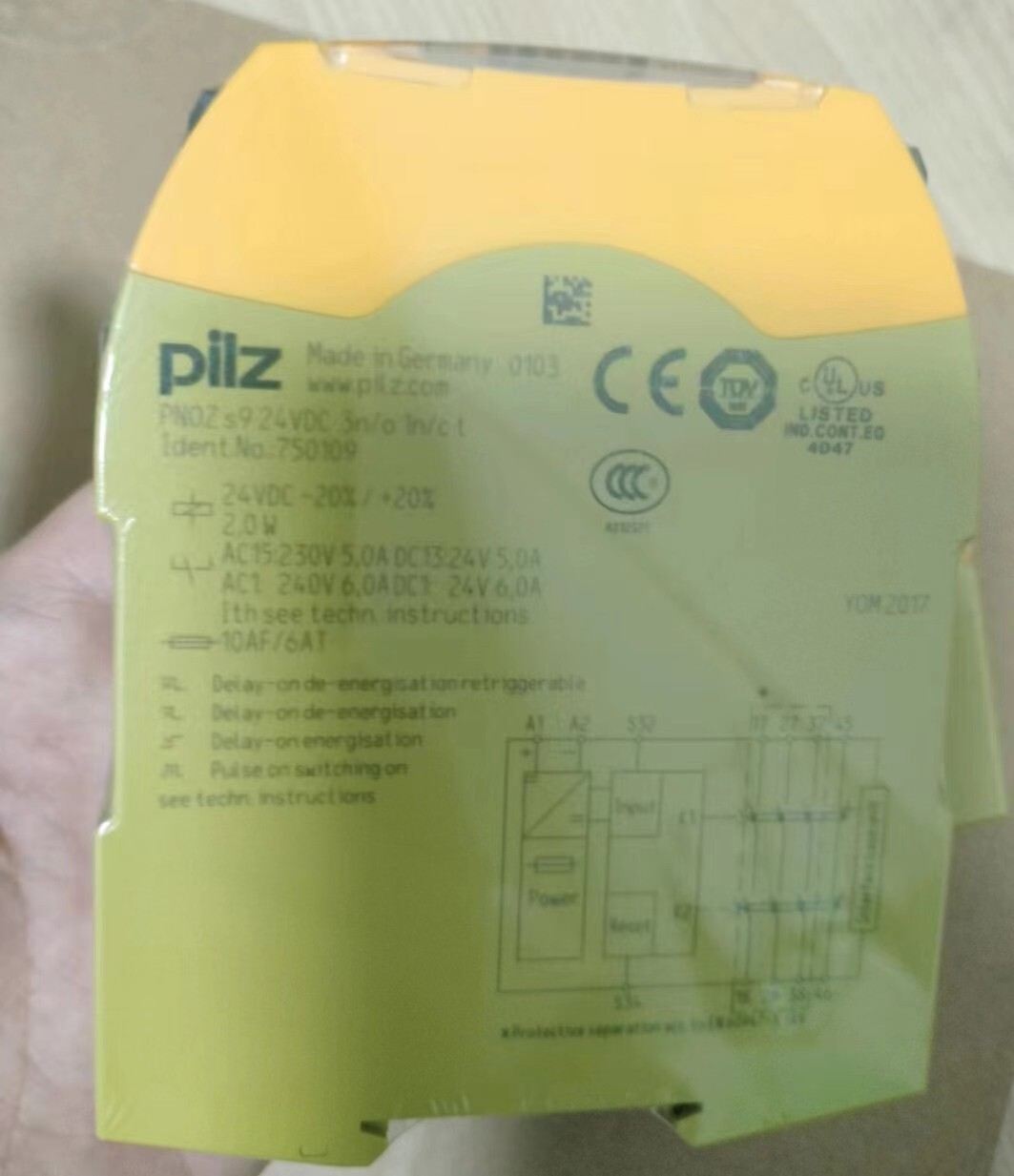 1pcs PILZ Pilz safety relays PNOZ S9 750109 | eBay