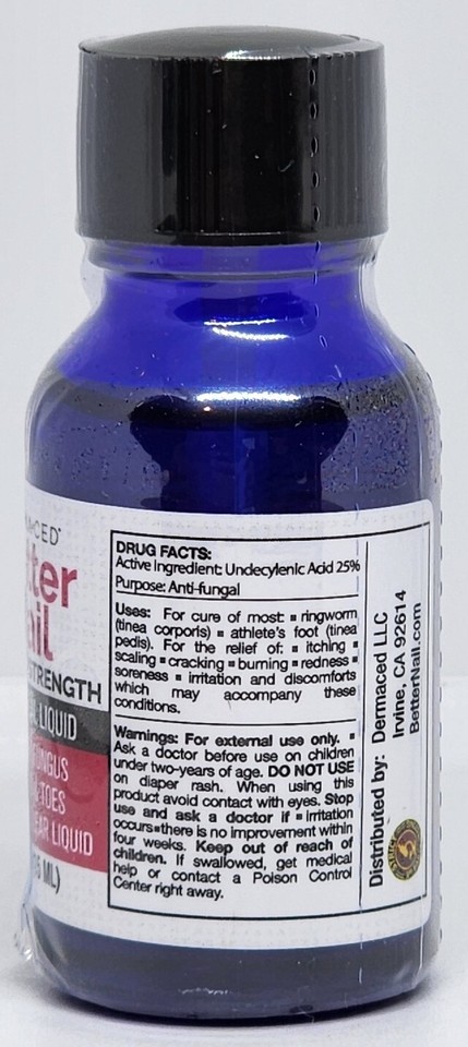 Dermaced Better Nail Maximum Strength Anti-Fungal Solution Liquid ...