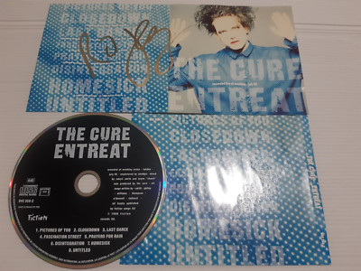 THE CURE autograph cd ENTREAT Robert SMITH signed live concert tour ...