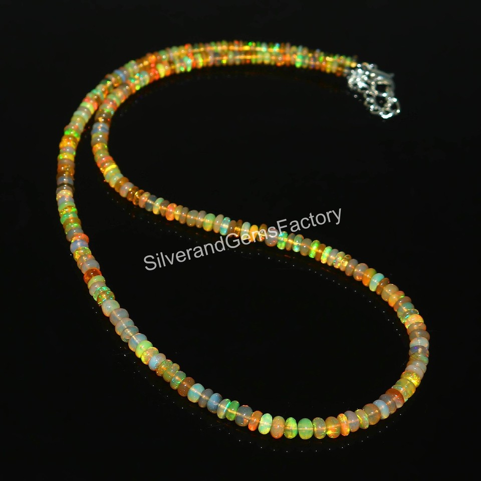 Top Quality Opal Beads Yellow Opal Bead Rondelle Opal Beads Gift For ...