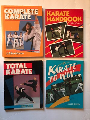 4 Karate Books J. Allen Queen Martial Arts Children Sports | eBay