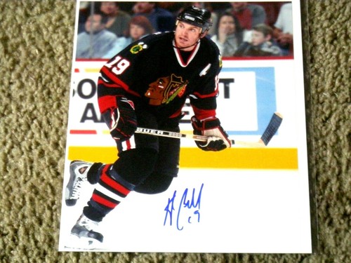 Kyle Calder Autographed Chicago Blackhawks 8x10 Photo COA | eBay