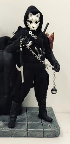 1/12 Scale Soldier Wolf Bone Mask Model for 6'' Mezco Vt,3A | eBay