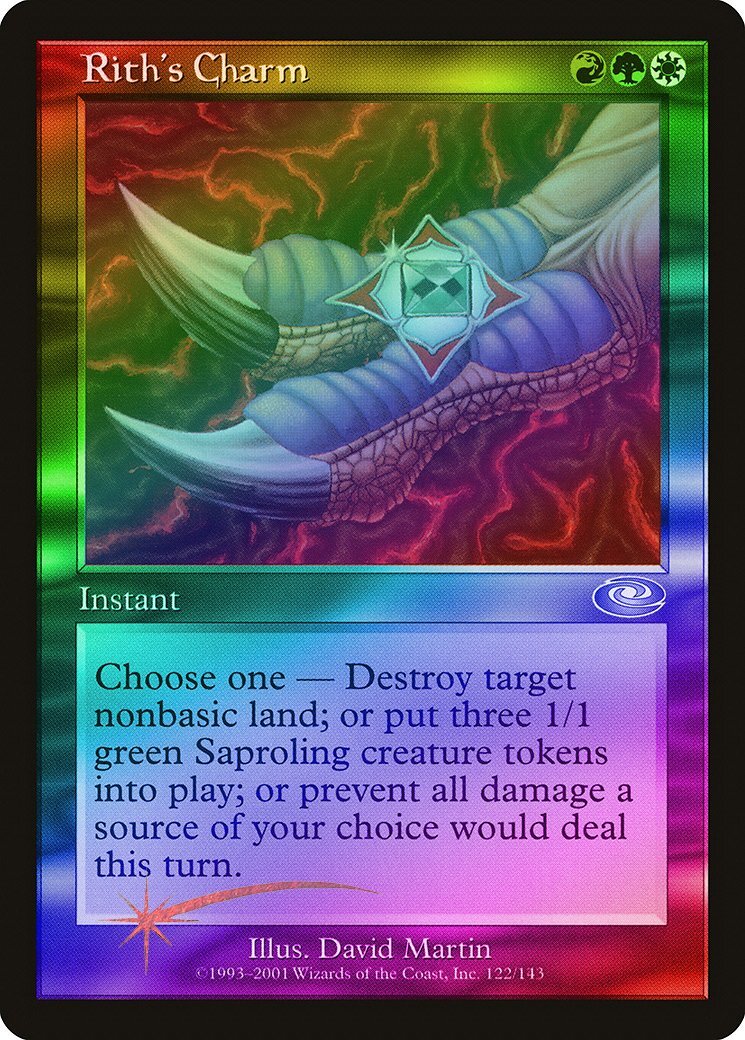 Rith's Charm FOIL Planeshift NM White Red Green Uncommon MAGIC CARD ...