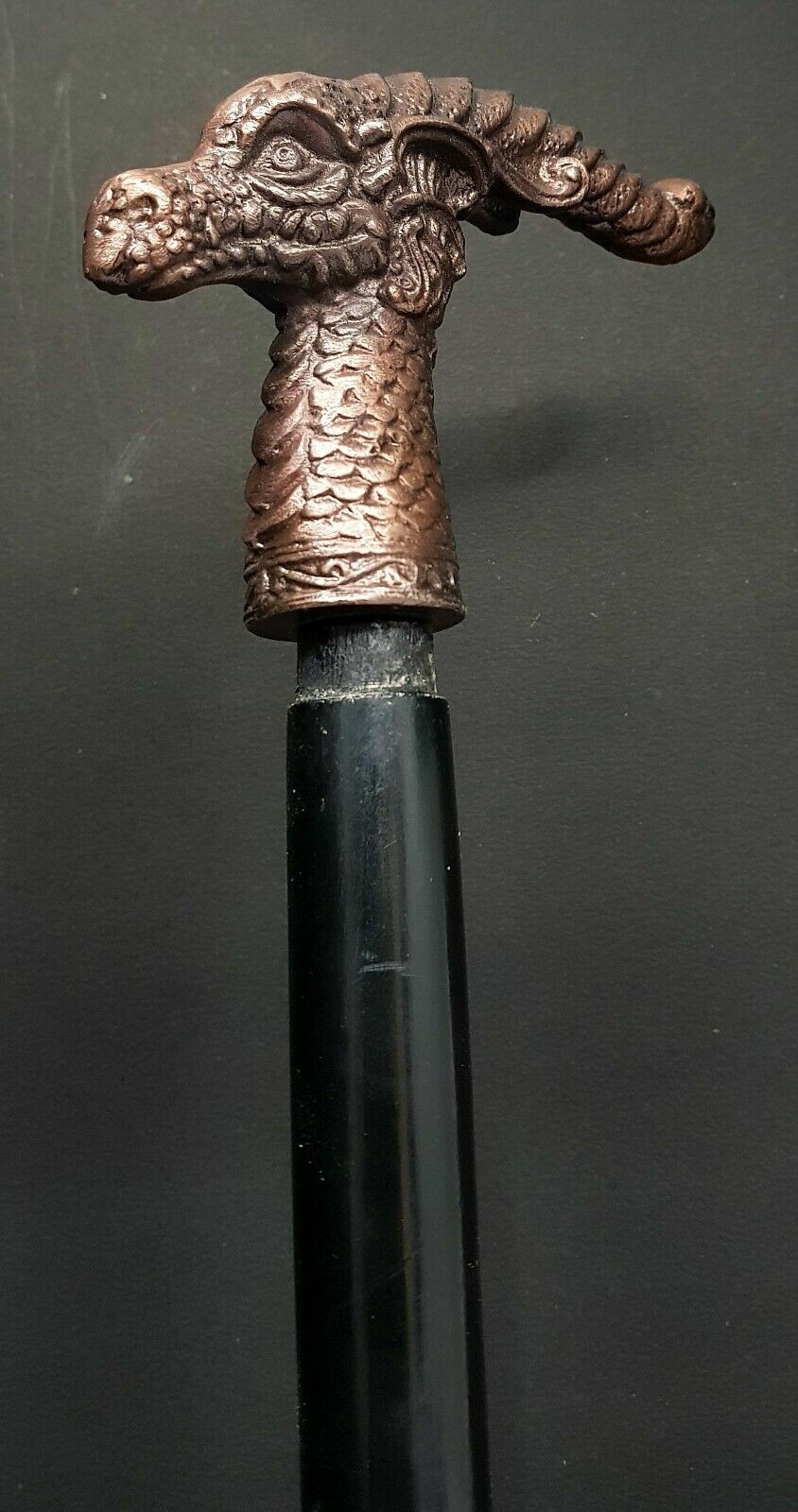 Metal Dragon Head Handle throne Nebula Gothic Nautica… - Gem