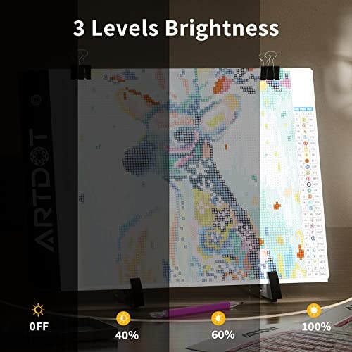 Diamond Painting Led Light Pad USB Powered Adjustable Brightness A4 A3 ...