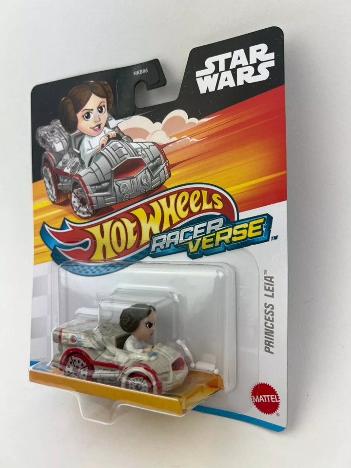 Star Wars Hot Wheels Racer Verse Cars-Luke, Chewy, Leia, Darth Vader ...