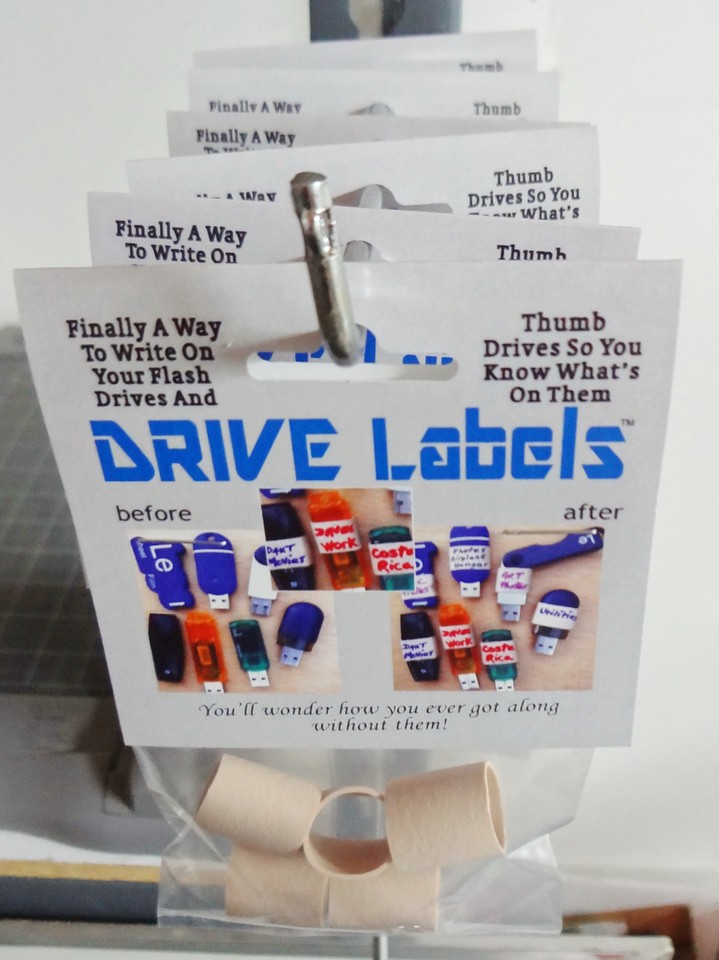 Drive Label Bands Write On Your Flash Drives And Thumb Drives | eBay