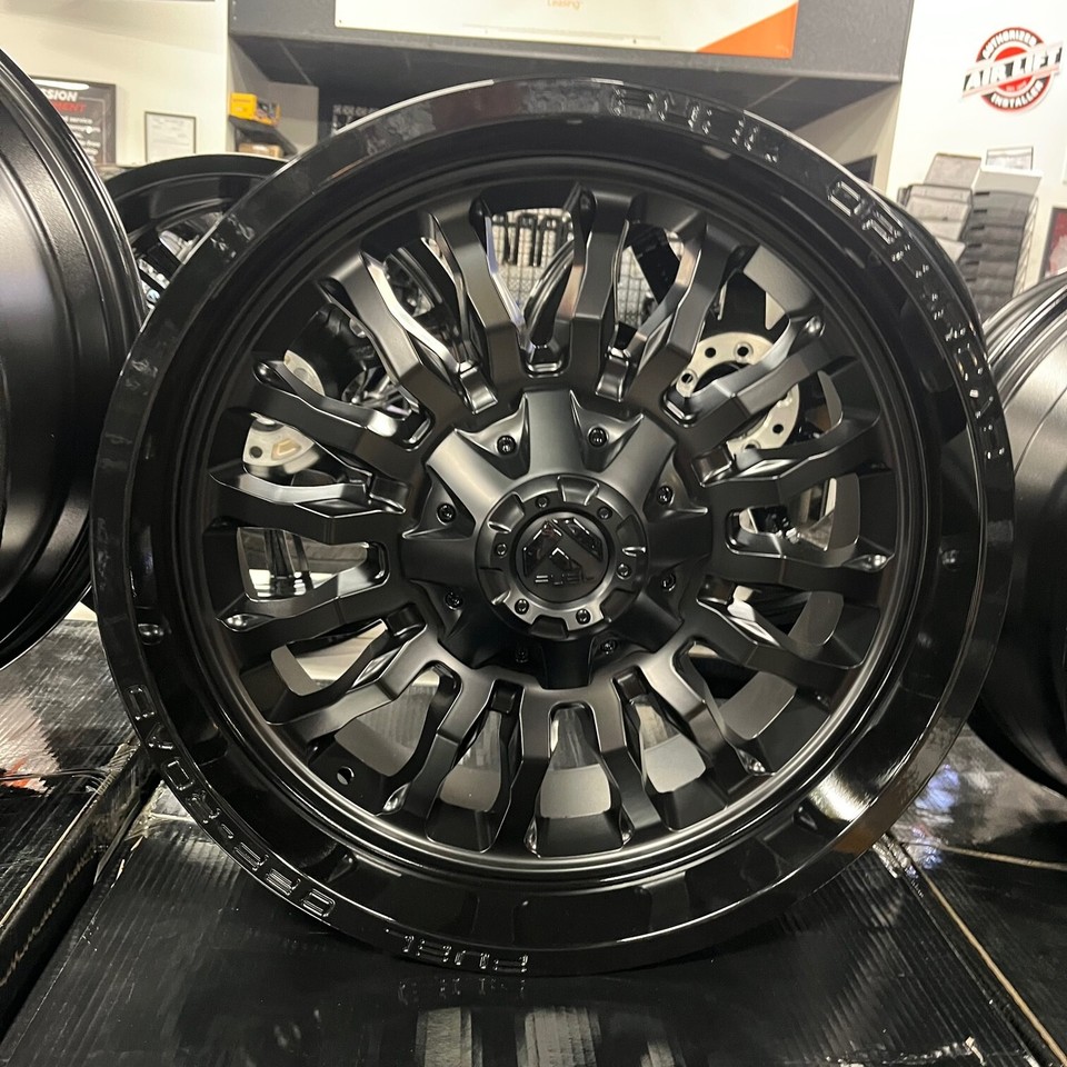 4 New Fuel D796 Arc 20" Blackout 20x9 8x170 +1mm Wheels Rims Ford F250 ...
