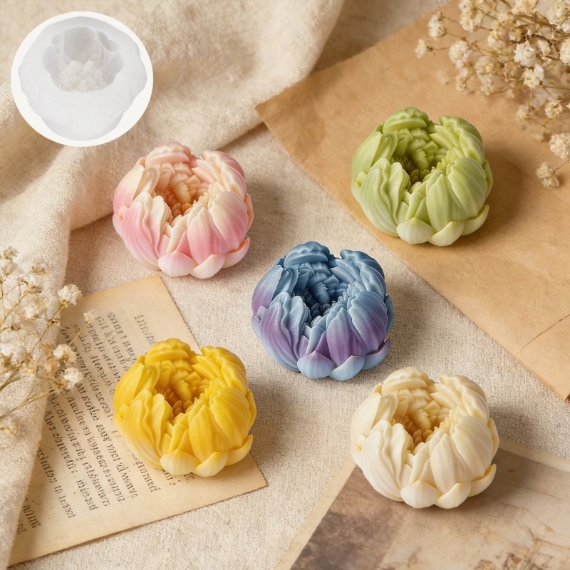 3D Embossing Flower Silicone Molds for Resin Casting Making Soap | eBay ...