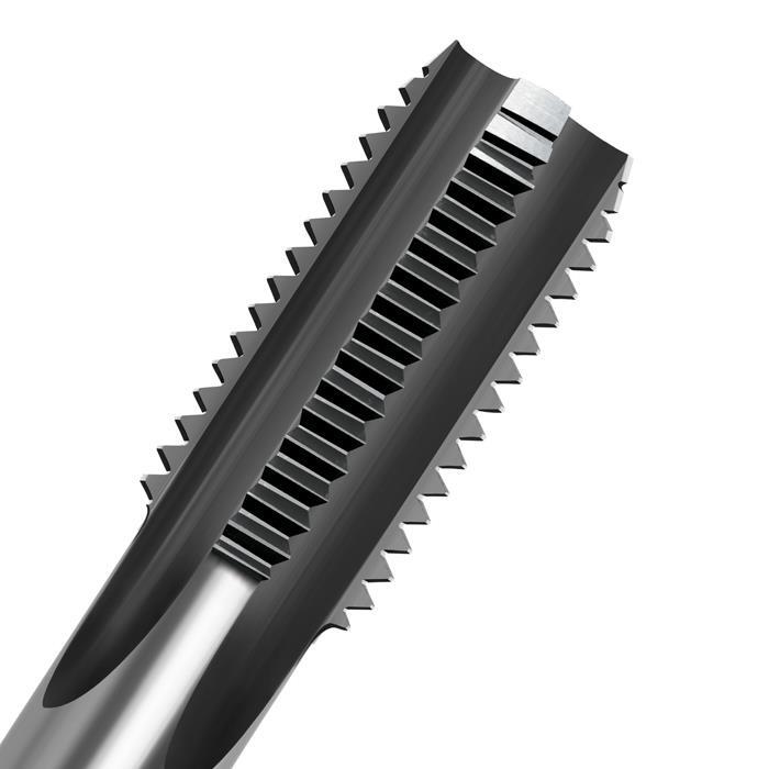 Pack of 2 Hand Tap M18 Metric Coarse HSS Bottoming Straight Flute Alpha ...