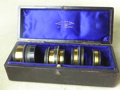 Taylor Hobson Whole Plate Casket Lens Set 4.37 inch x 8.18 inch Large ...
