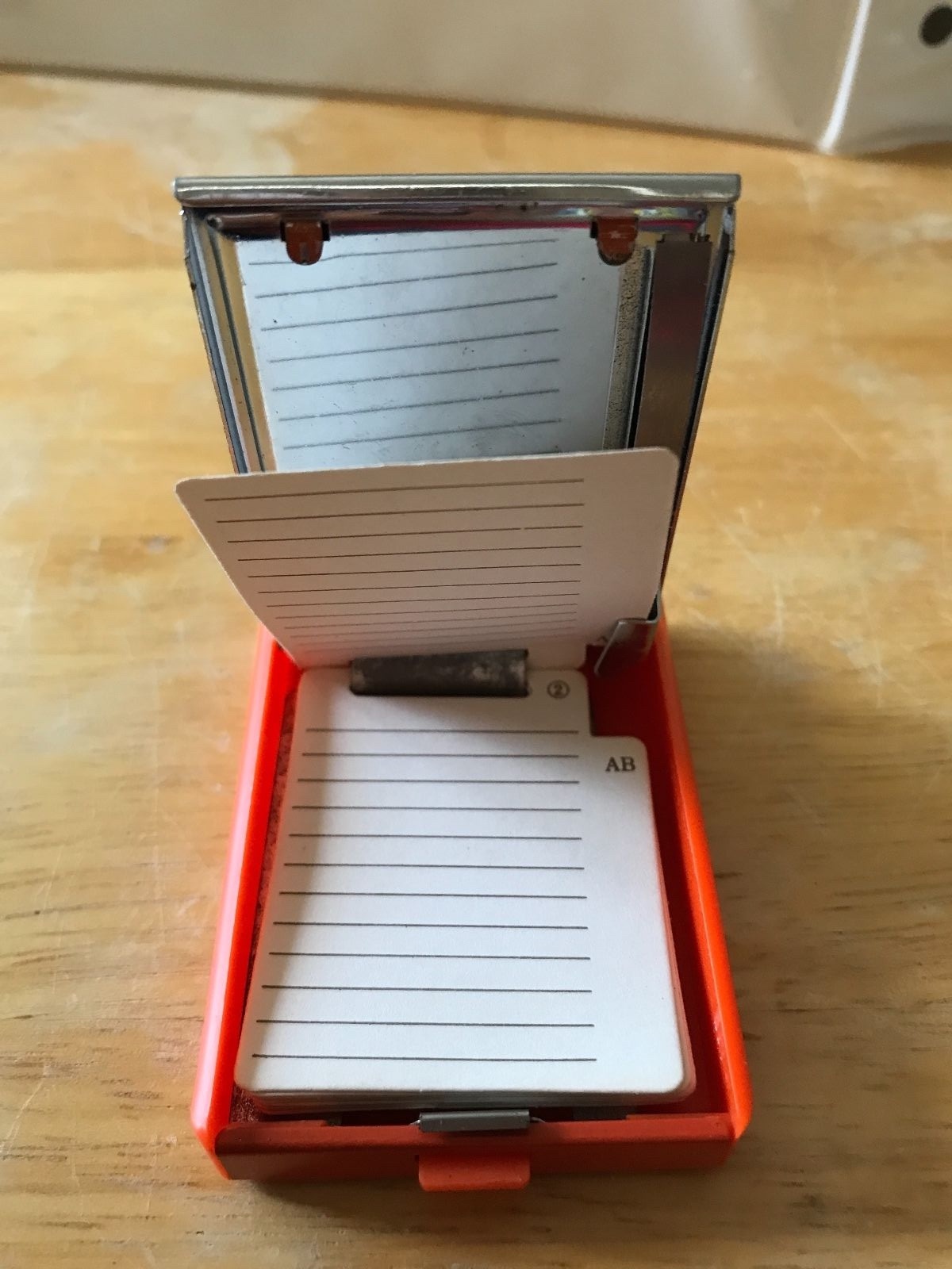 Vtg Telephone Directory Desk MINI INDEX Flip Address Phone #s FLORIDA ...