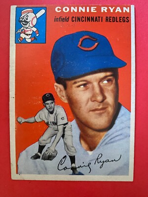 1954 Topps #136 Connie Ryan CINCINNATI REDLEGS | eBay