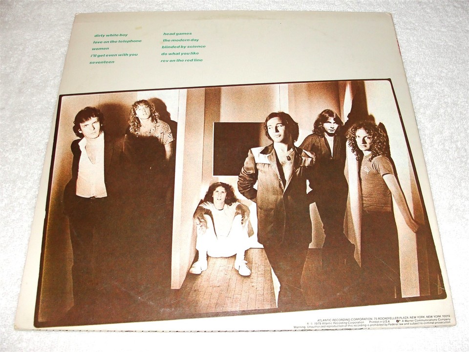 Foreigner "Head Games" 1979 Rock LP, Nice VG++!, Orig Atlantic Press, # ...