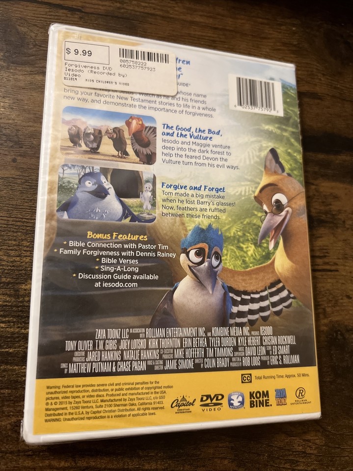 Iesodo: Forgiveness (DVD) Animated the Way of Jesus Yay-sa-doe Brand ...