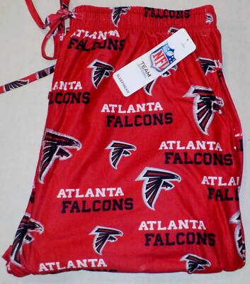 ATLANTA FALCONS MENS SLEEP LOUNGE PAJAMAS POLYBLEND PANTS S L XL 2X NWT ...