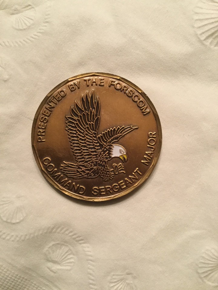 US Army Forces Command Forscom CSM Freedom Guardian Challenge Coin | eBay