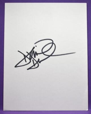 David Duval 2001 Open Champion Authentic Autograph / Signature on 4x5.5 ...