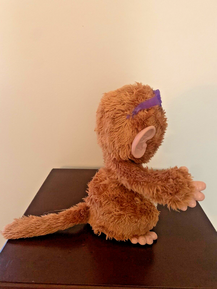 FurReal Friends Baby Cuddles My Giggly Monkey Pet Plush Interactive Toy ...