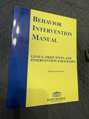Behavior Intervention Manual | eBay