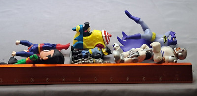 Nice Lot of 7 QDC Batman Superman Penguin 4 Inch Action Figures and ...