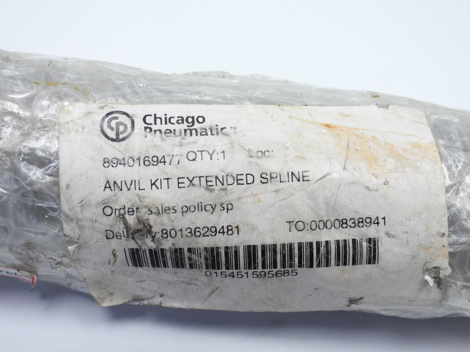 CHICAGO PNEUMATIC Anvil KIT Extended Spline 8940169477 for CP7782 1 ...