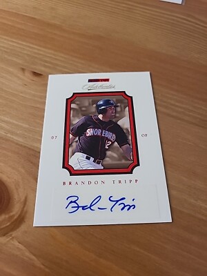 2007 TRISTAR Autothentics Autograph #rd /50 Brandon Tripp #13 $$$ | eBay