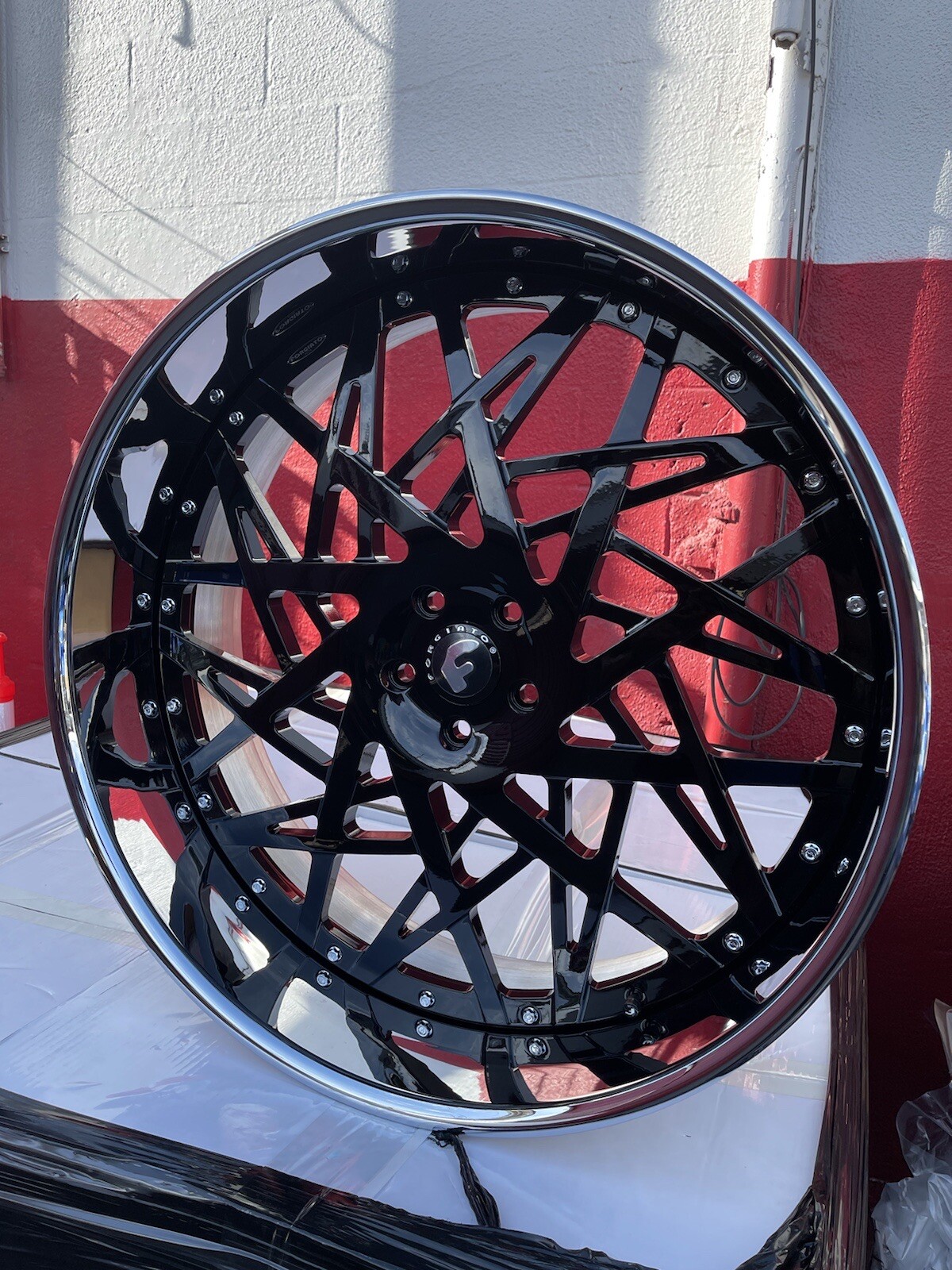26x9-10 FORGIATO PASTICCIO OLD SCHOOL IMPALA CUTLASS CAPRICE WHEEL TIRE ...