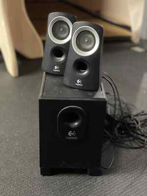 logitech computer speakers with subwoofer | eBay