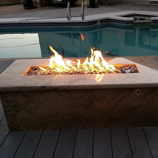 TB50K: DIY Fire Pit Kit: 50" Long Fire Table Trough Burner w Mounting ...