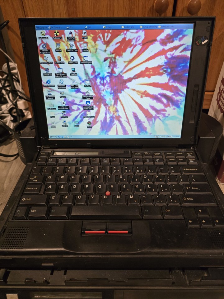 Vintage IBM ThinkPad 760ED With Docking Station, Windows 95 | eBay