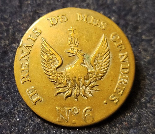 EARLY 1800s PHOENIX BUTTON TYPE FOUND IN NATIVE AMERICAN SITES HATIAN ...