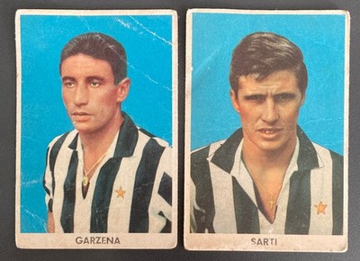 GARZENA e SARTI Juventus, Figurine cartonate Calciatori Sidam | eBay
