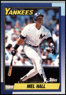 1990 Topps #436 Mel Hall Yankees | eBay
